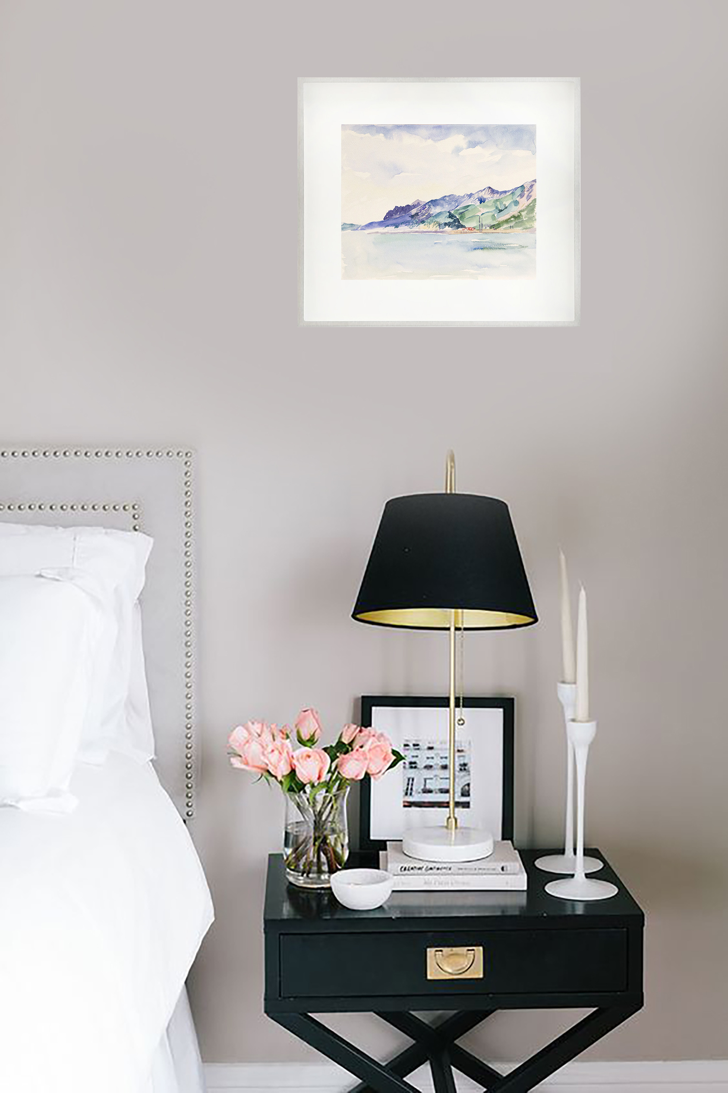 Antalya seascape. Liman - Watercolor on paper - 24 x 19 cm - ArtWind ...